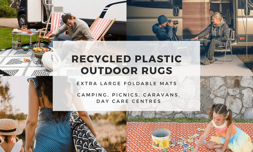 Recycled Plastic Rugs for Camping, Picnics, Caravans in Australia