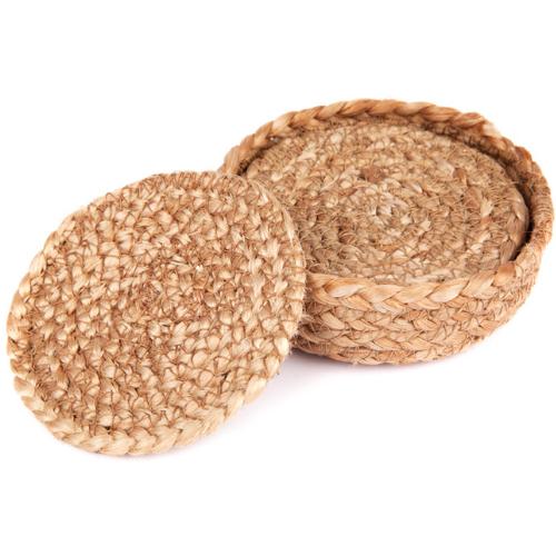 Coasters - Buy Jute Coasters Set Online | Fab Habitat