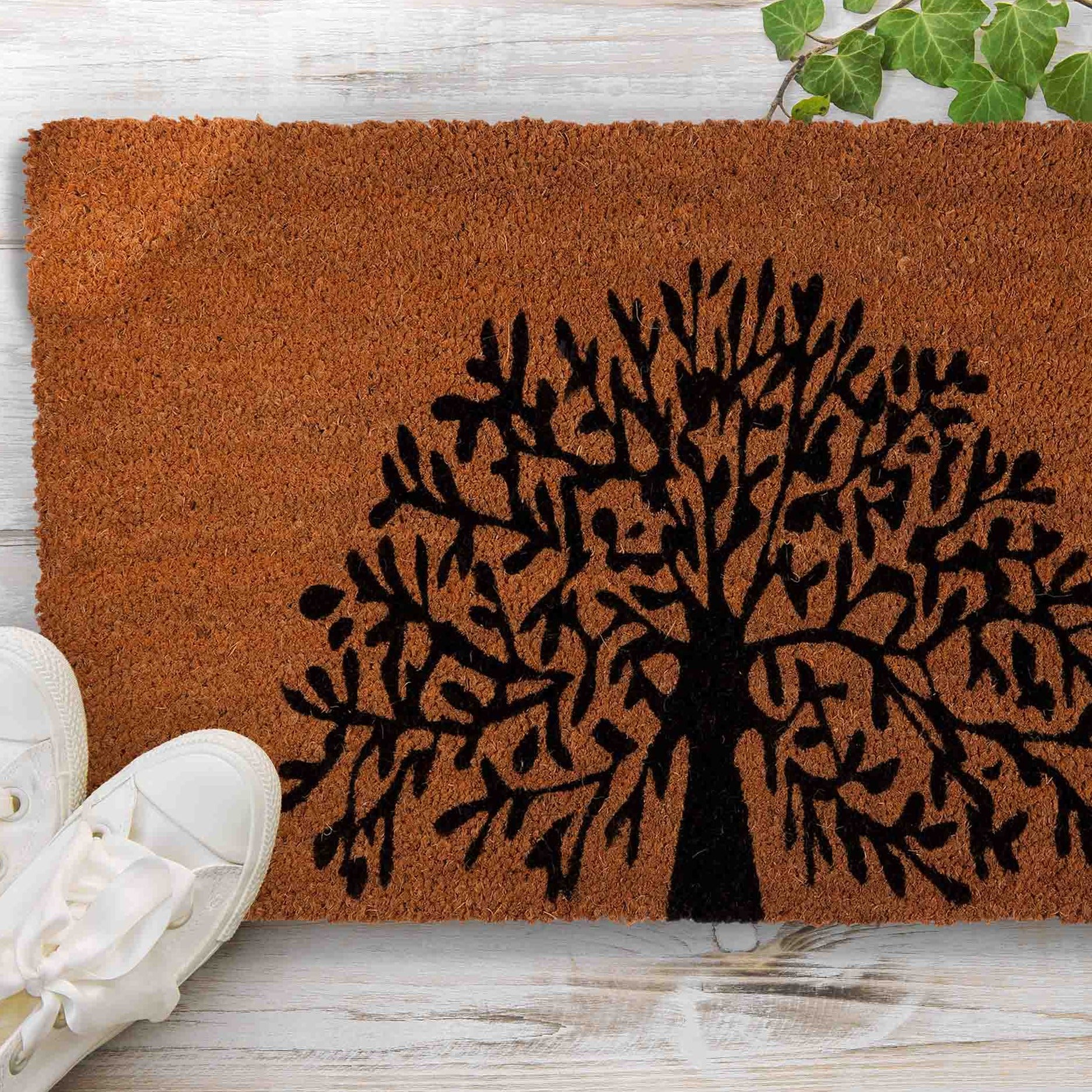 Buy Tree Of Life PVC backed Long Door Mat for Double Doors