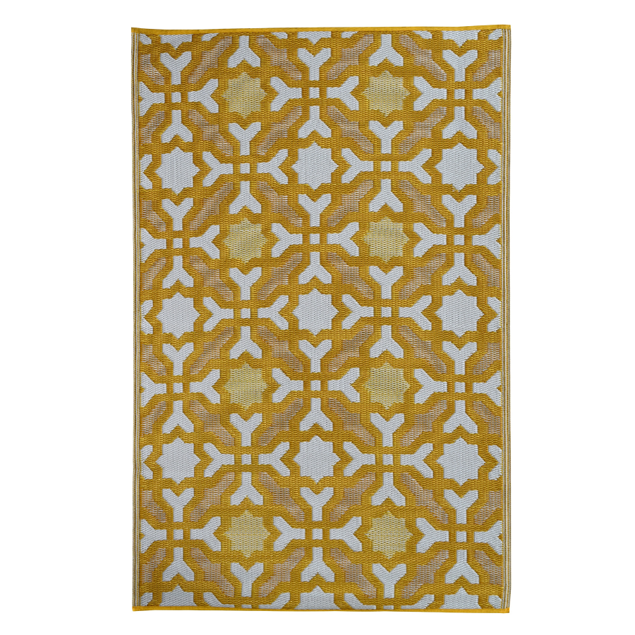Buy Seville Yellow Outdoor Rug Online in Australia | Fab Habitat