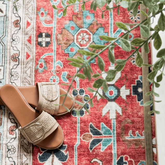 Buy Manila Traditional Machine Washable Rug online in Australia